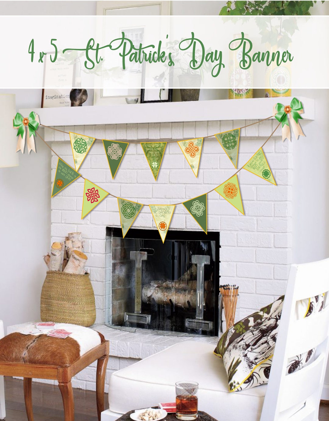 St Patrick's Day Banner Bundle Printable | Holiday Banner | Holiday ...