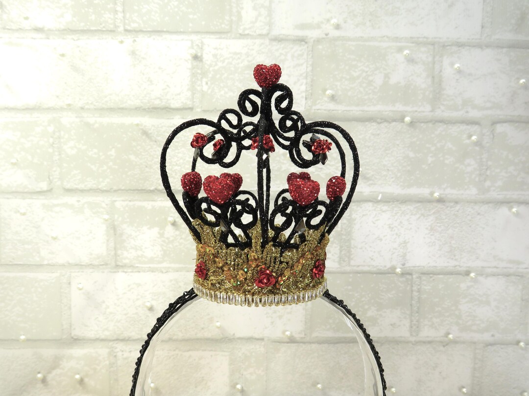 Queen of Hearts Headband Crown - Etsy