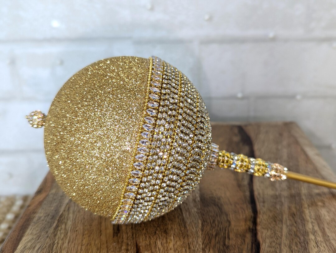 23" Gold Jeweled Scepter - Etsy