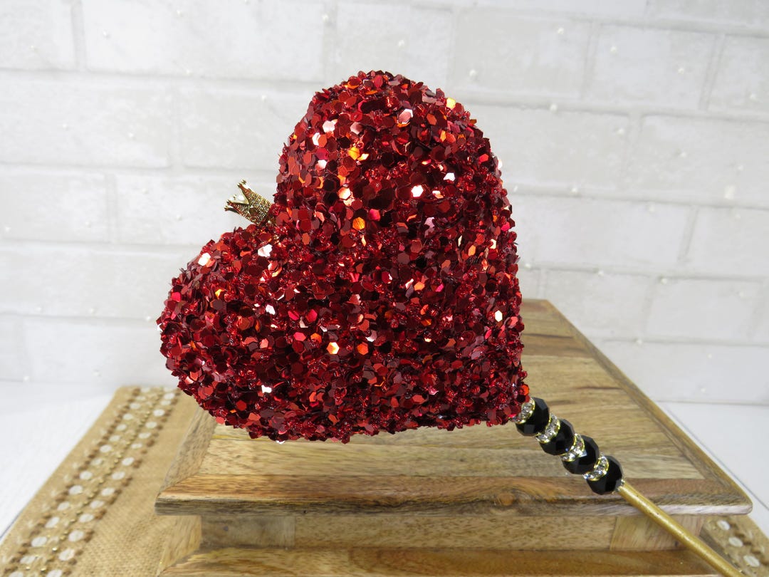 15" Queen of Hearts Scepter - Etsy