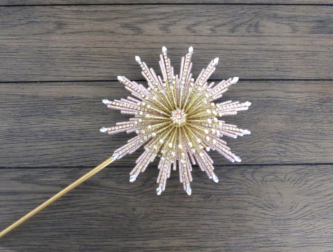 22" Pink and Gold Starburst Scepter - Etsy