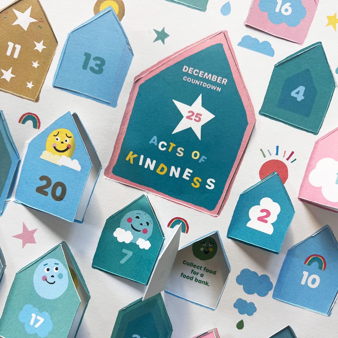 Acts of Kindness Advent Calendar Printable for Kids & Families ...