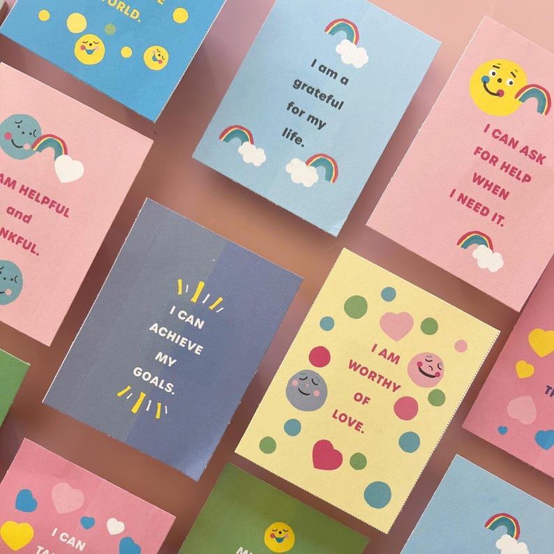 Positive Affirmation Cards for Kids Printable / Kids Affirmations ...