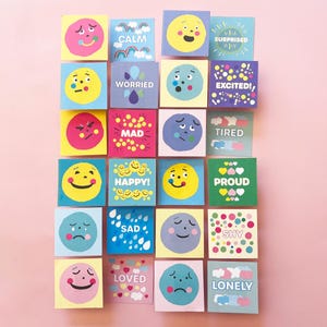 Feelings Matching Game / Printable Emotional Literacy Activity for Kids ...