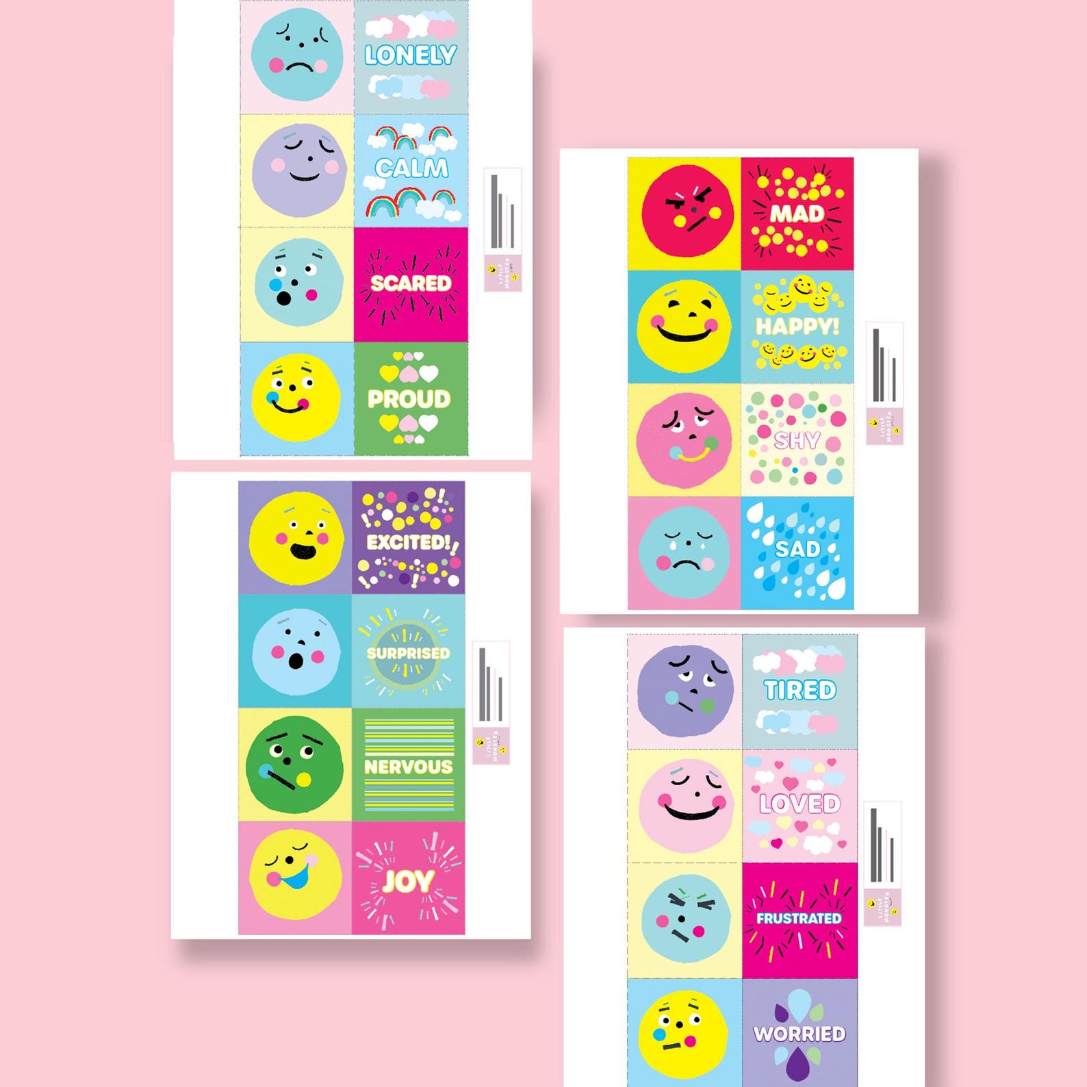 Feelings Matching Game / Printable Emotional Literacy Activity for Kids ...