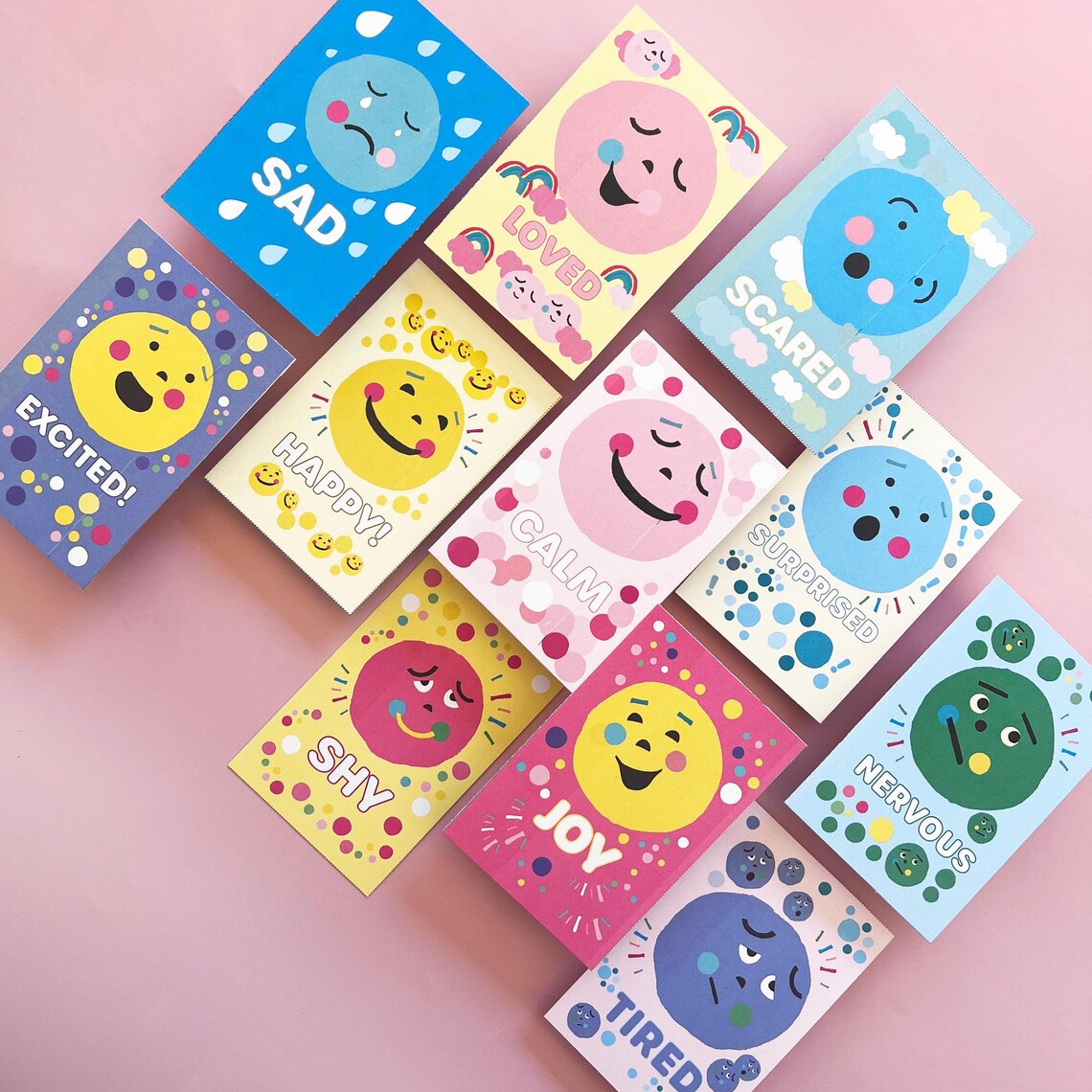 Feelings Flash Cards Printable / Emotions Flash Cards / Kids Feelings ...