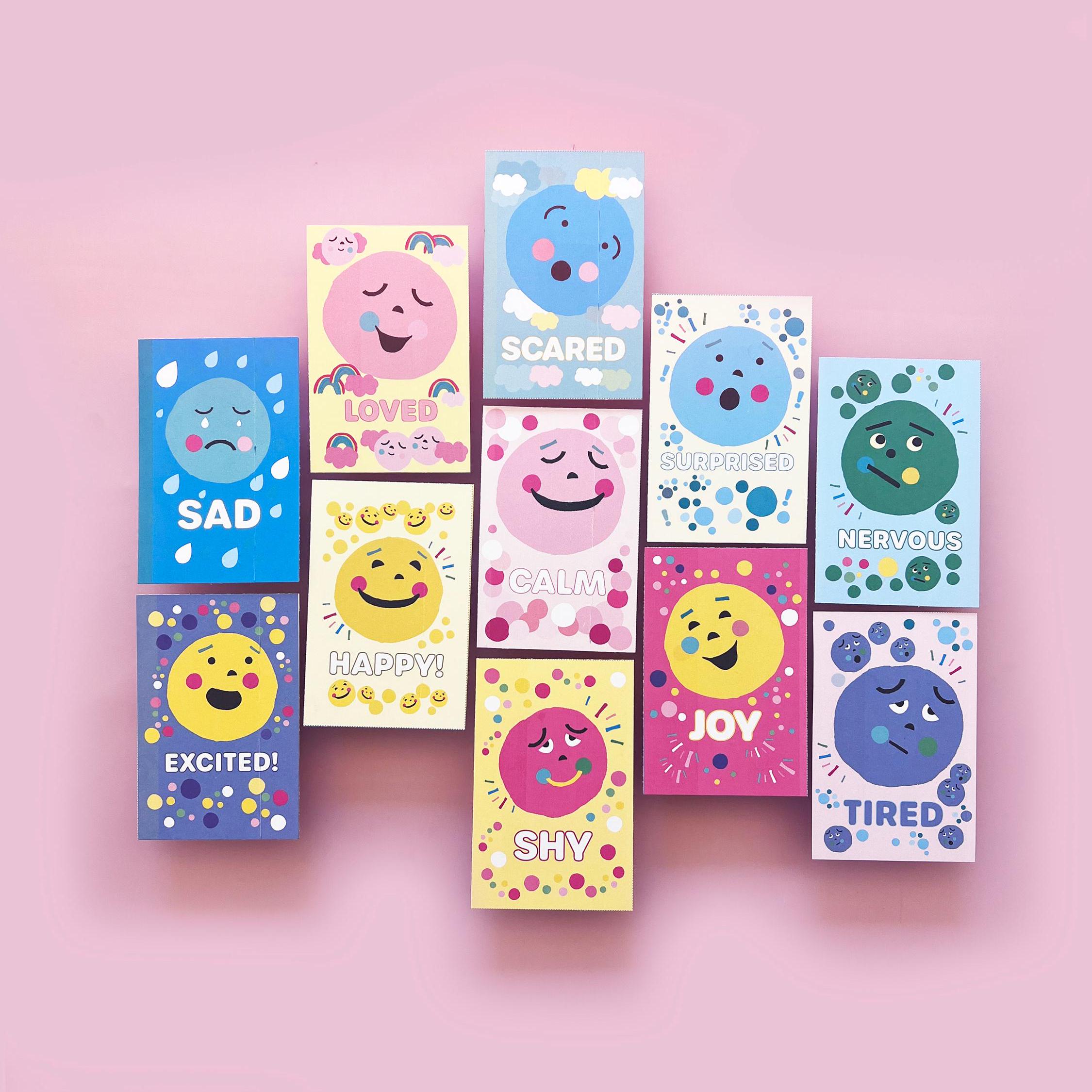 Feelings Flash Cards Printable / Emotions Flash Cards / Kids Feelings ...