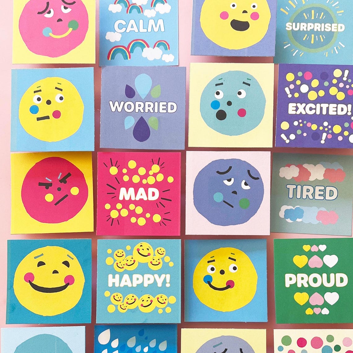 Feelings Matching Game / Printable Emotional Literacy Activity for Kids ...