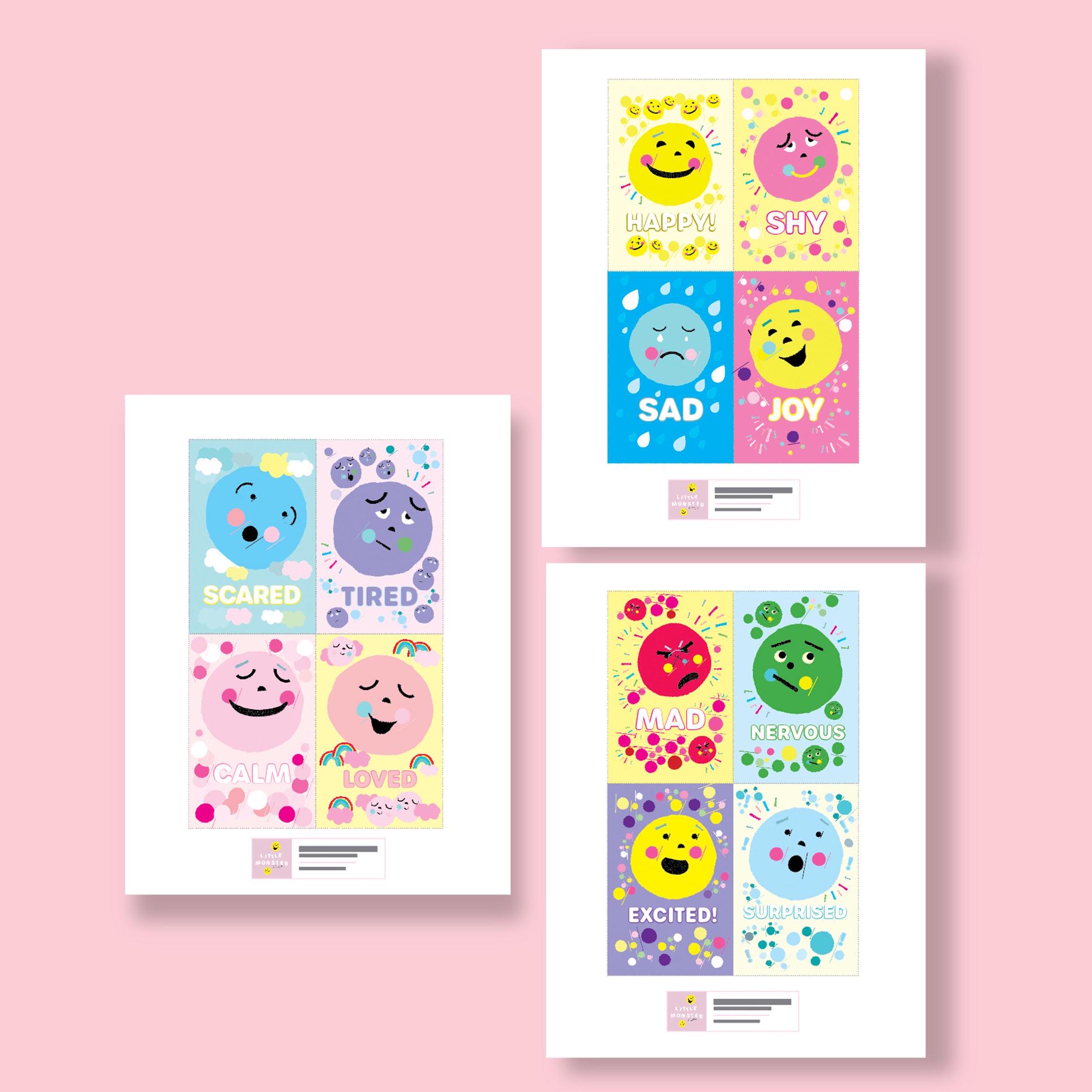 Feelings Flash Cards Printable / Emotions Flash Cards / Kids Feelings ...