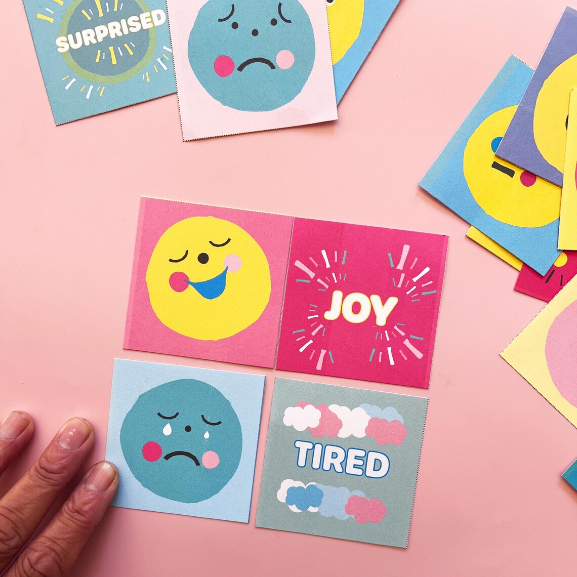 Feelings Matching Game / Printable Emotional Literacy Activity for Kids ...