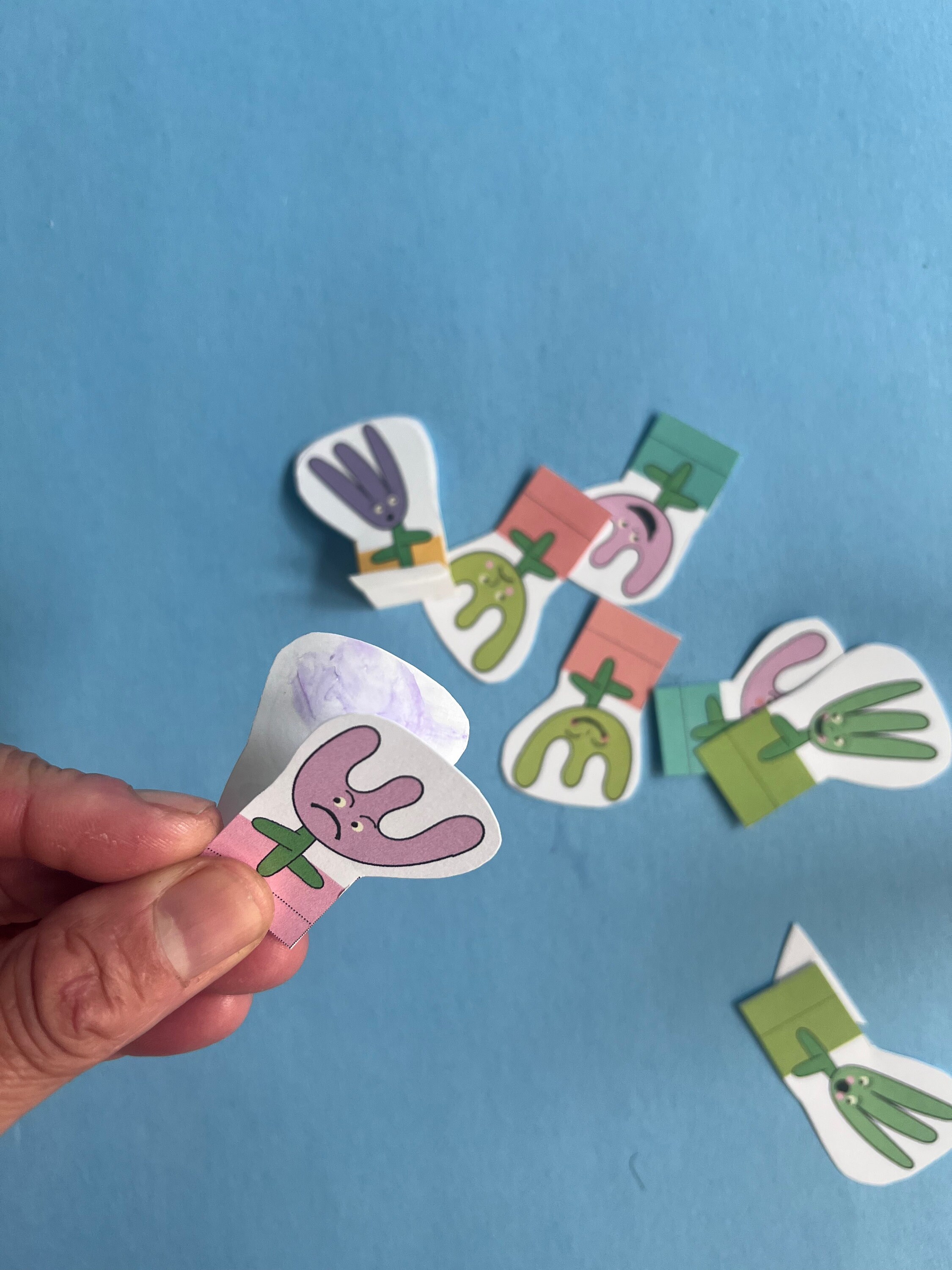 Springtime Stackable Paper Neighborhood Printable - Etsy