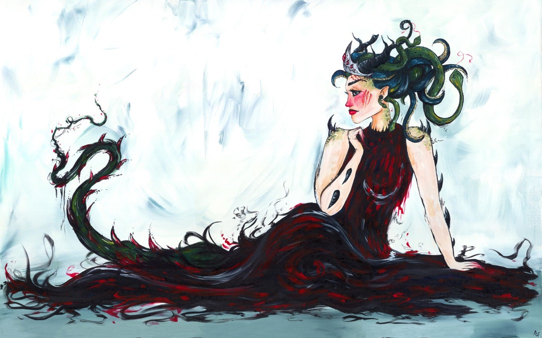 Monster Queen Print - Etsy