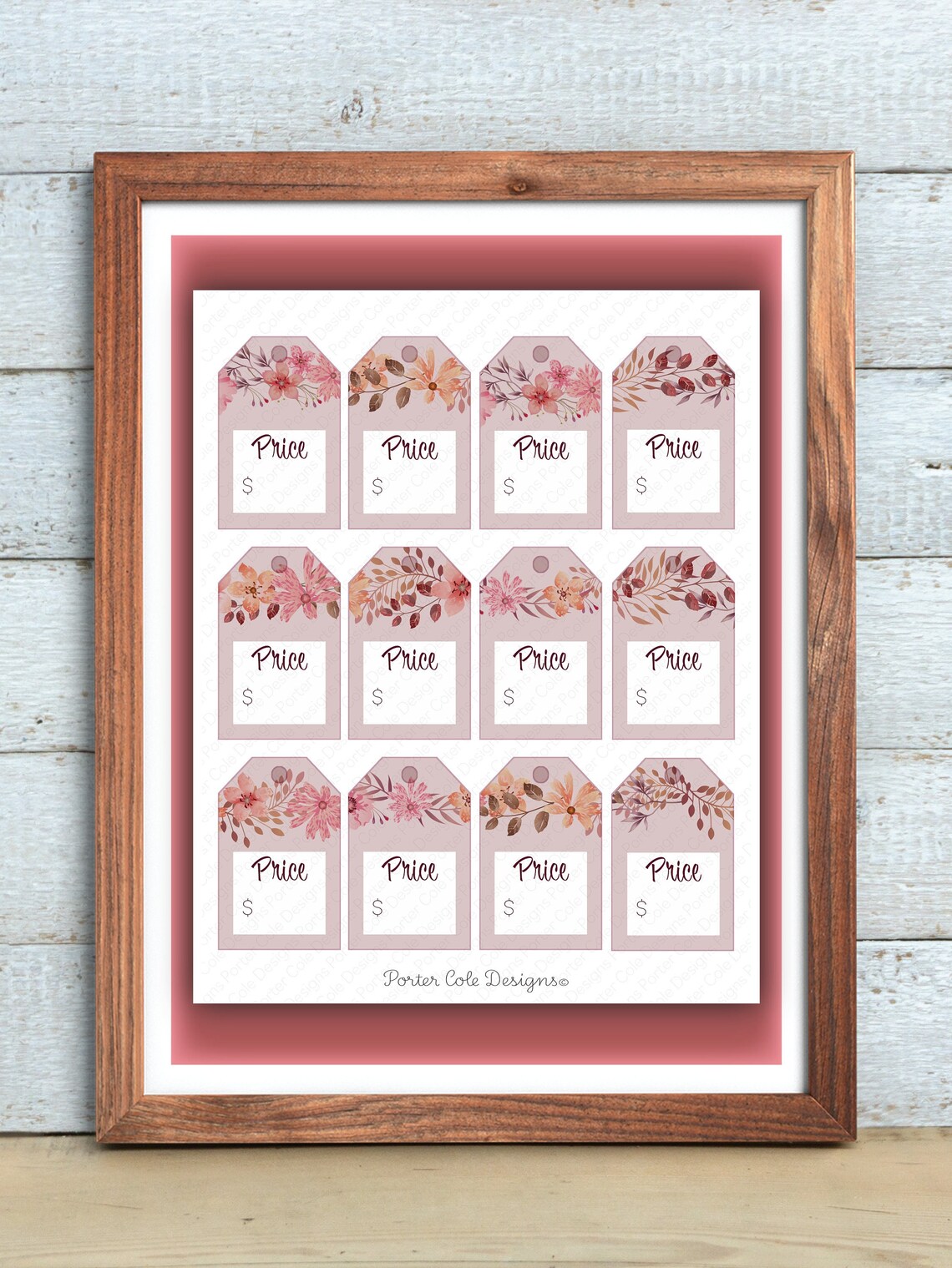 Price Tags Fillable Printable- DIGITAL FILE - Etsy