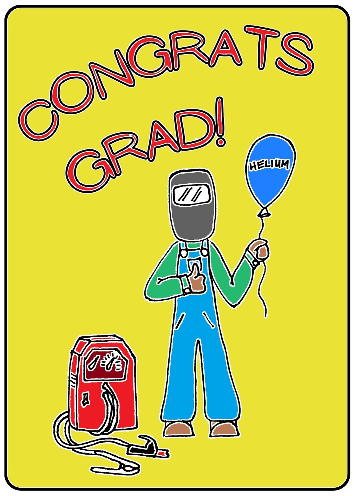 Printable Welder Graduation Card - Etsy