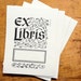 Ex Libris Design Bookplate - Etsy