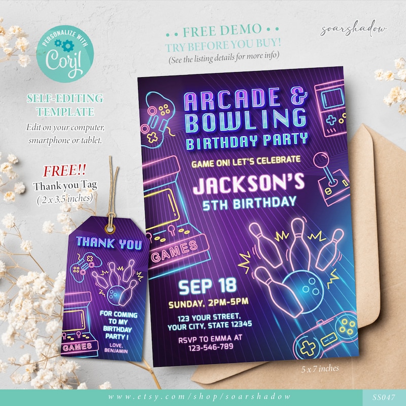 Invites Girls Main Event - Etsy