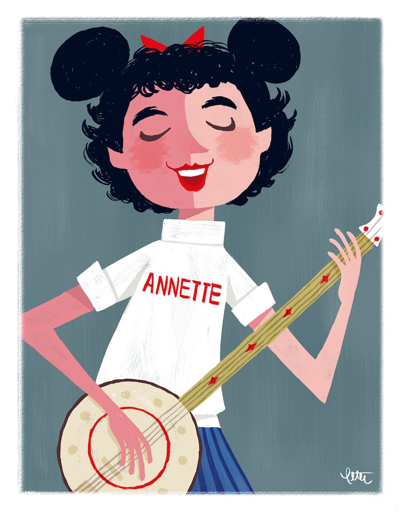 Thank You Annette Funicello., 11x14 Print - Etsy