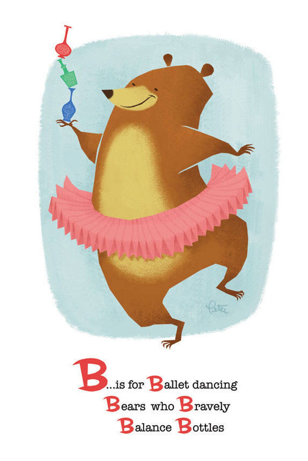 B is for Bears, 11x14 Print - Etsy