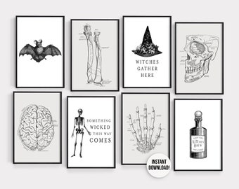 Halloween Wall Art | Etsy