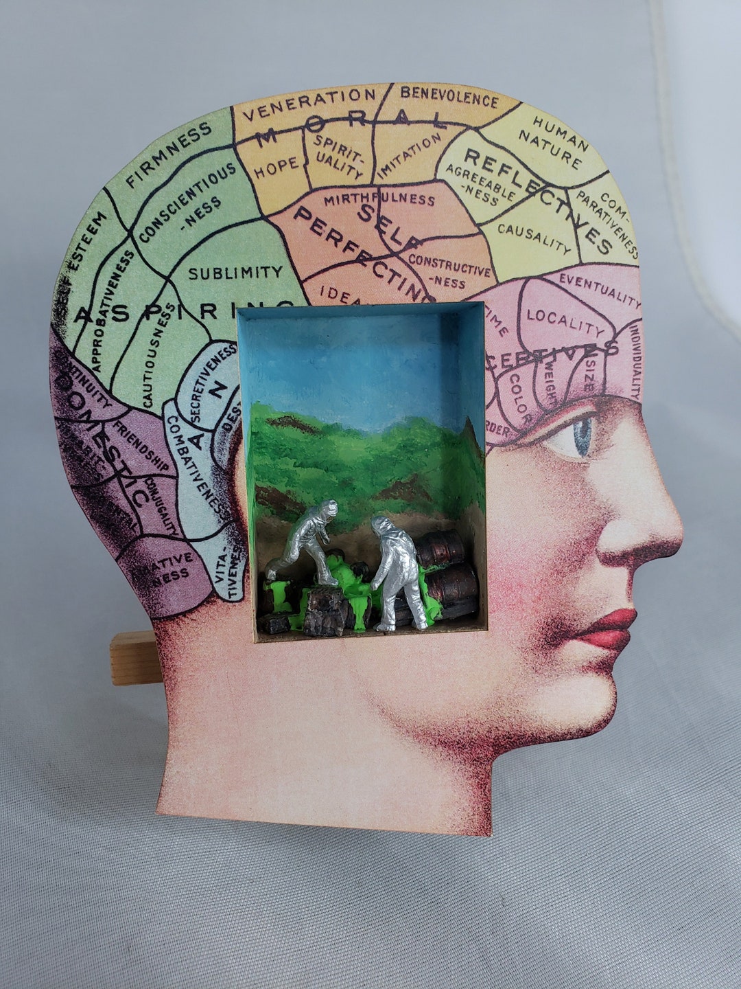 Toxic Waste Clean Up, Head Shrine, Miniature People, Phrenology ...