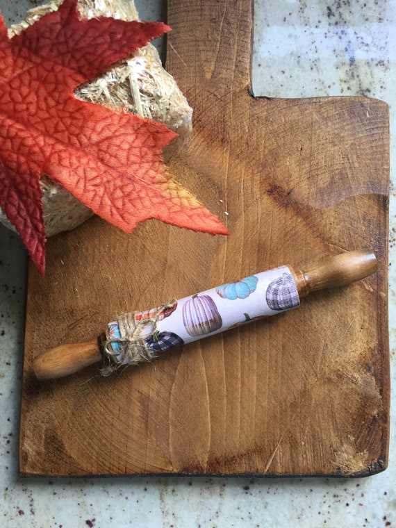 Mini Rolling Pin Fall Mini Rolling Pin Farmhouse Decor - Etsy
