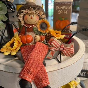 Mini Fall Wheelbarrow, Scarecrow, Fall Leaves, Fall Decor, Fall, Fall ...