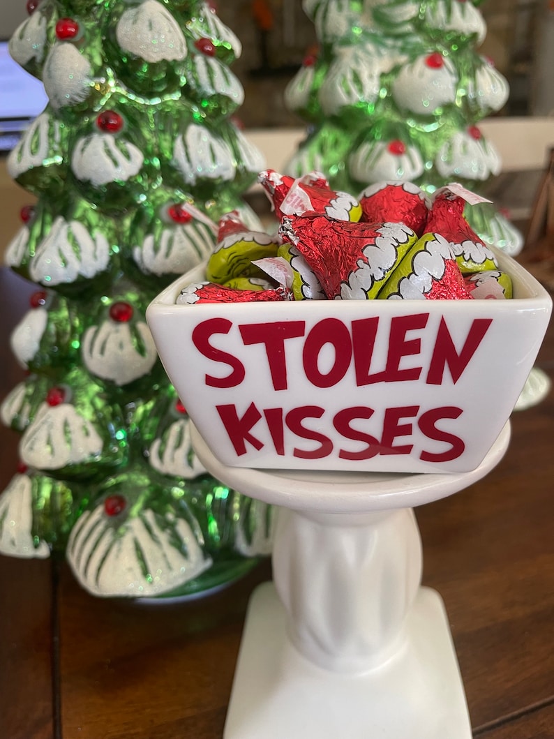 Christmas, Christmas Decor, Mini Candy Dish, Mini Candy Dish for Tiered ...