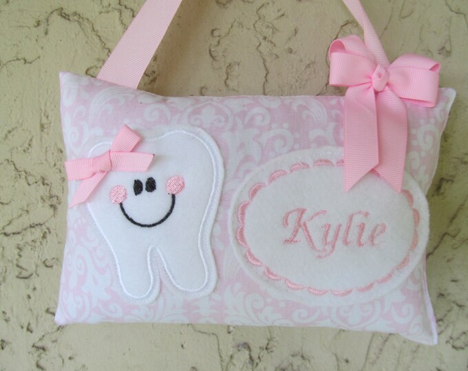 Personalized Custom Tooth Fairy Pillow, Tooth Pillow, Lost Tooth Pillow ...