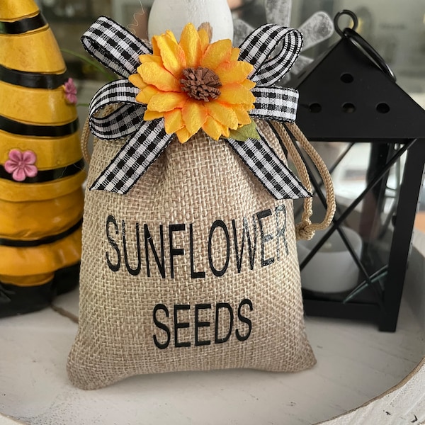 Burlap Sunflowers - Etsy