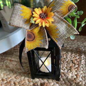 Mini Sunflower Lanterns, Sunflowers, Mini Sunflower Lanterns, Tiered ...