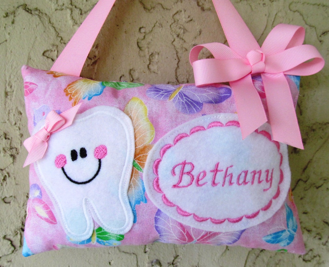 Personalized Tooth Fairy Pillow, Children's Keepsake, Custom Tooth ...