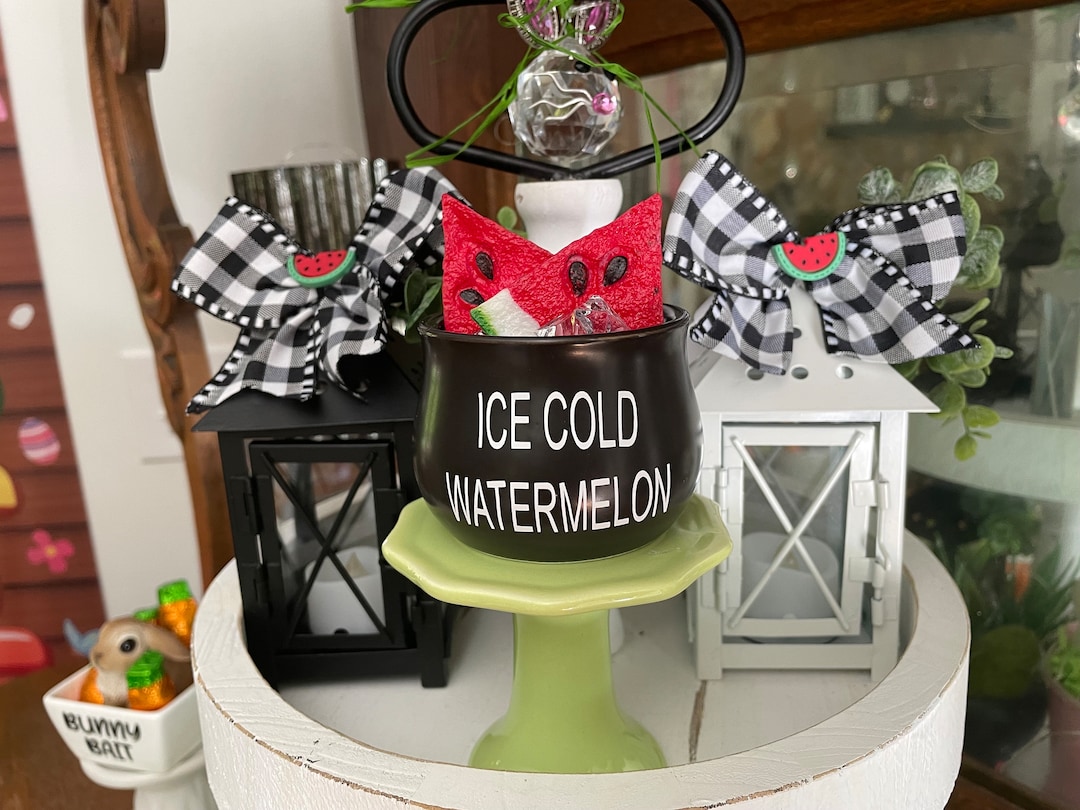 Sweet Watermelon in a Bucket Full of Ice. How Sweet With This Look in ...