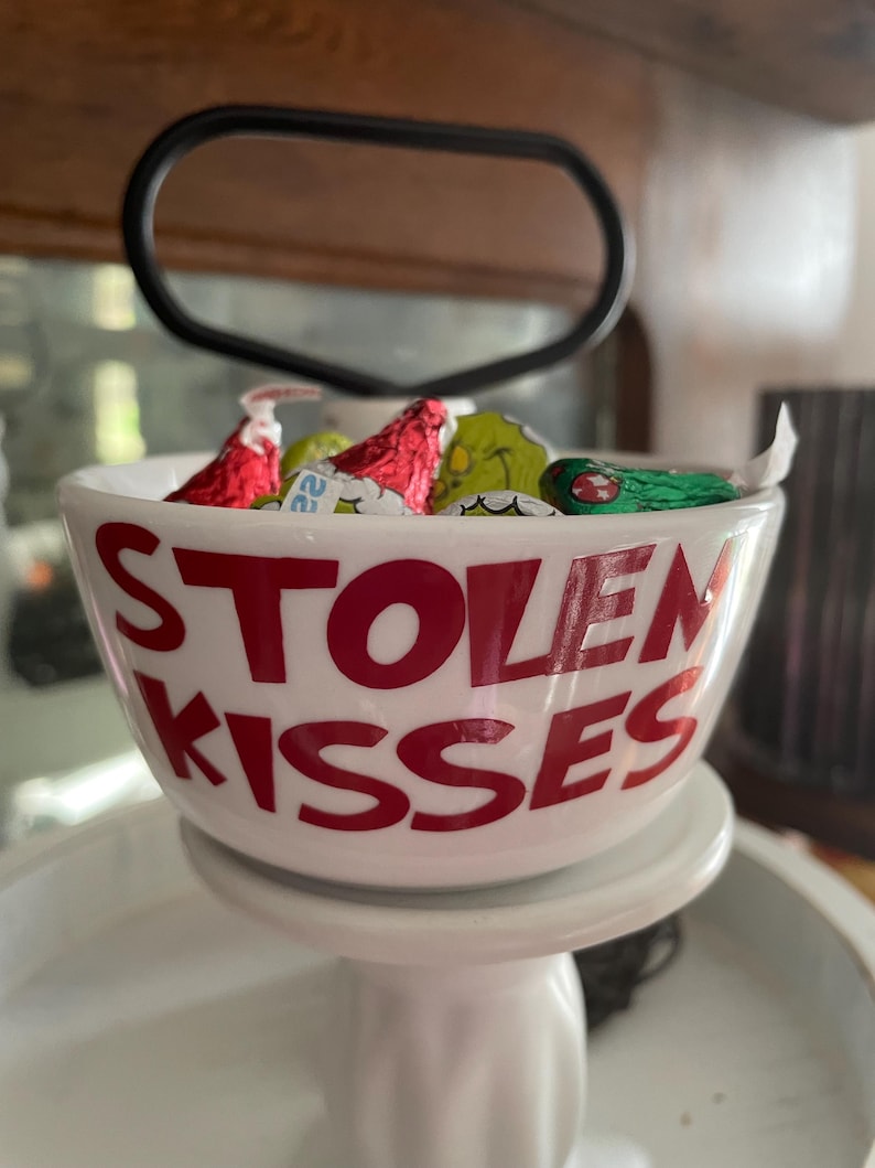 Christmas, Christmas Decor, Mini Candy Dish, Mini Candy Dish for Tiered ...