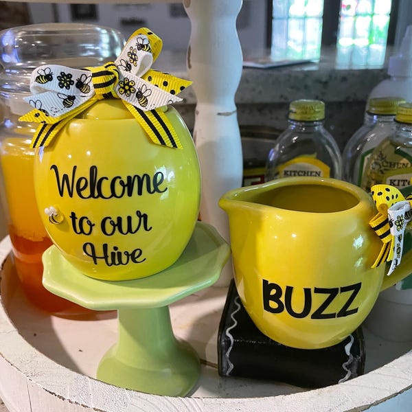 Bee Pitcher - Etsy