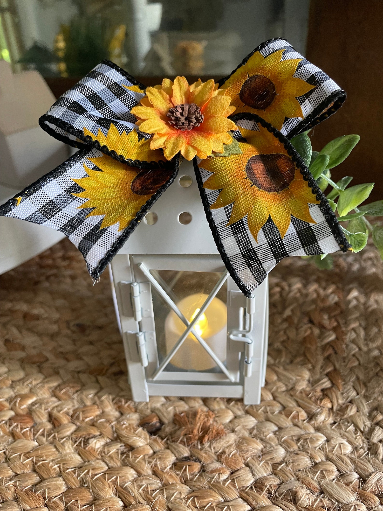 Mini Sunflower Lantern, Sunflowers, Mini Sunflower Lanterns, Tiered ...