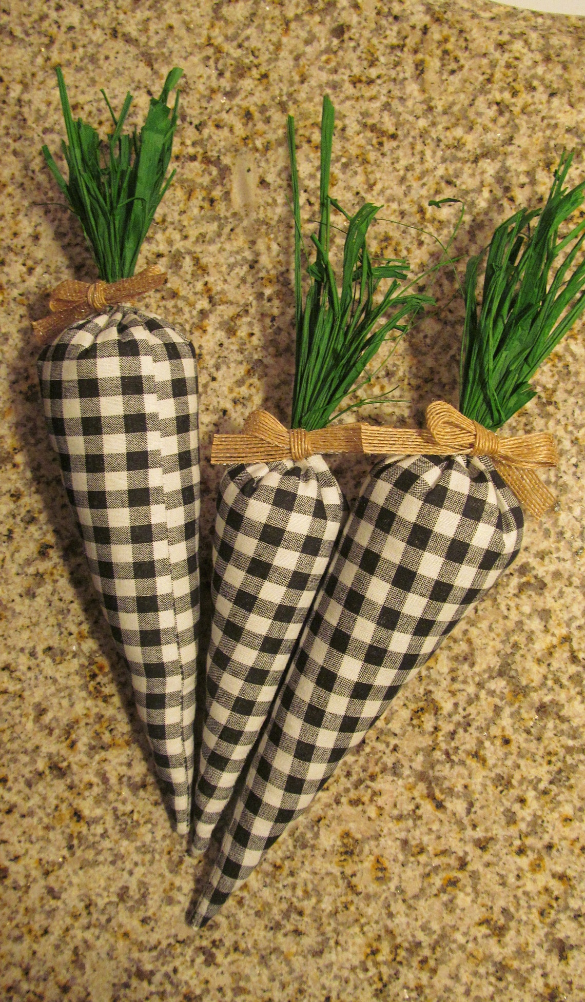 Buffalo Check Easter, Buffalo Check Easter Carrots, Farmhouse Easter ...