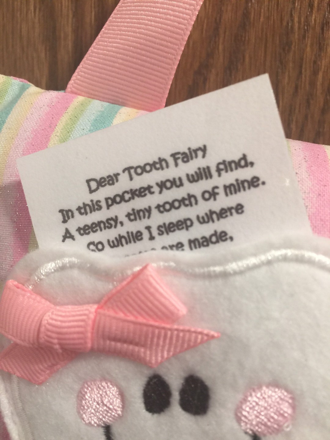 Tooth Fairy Poem Replacement - Etsy