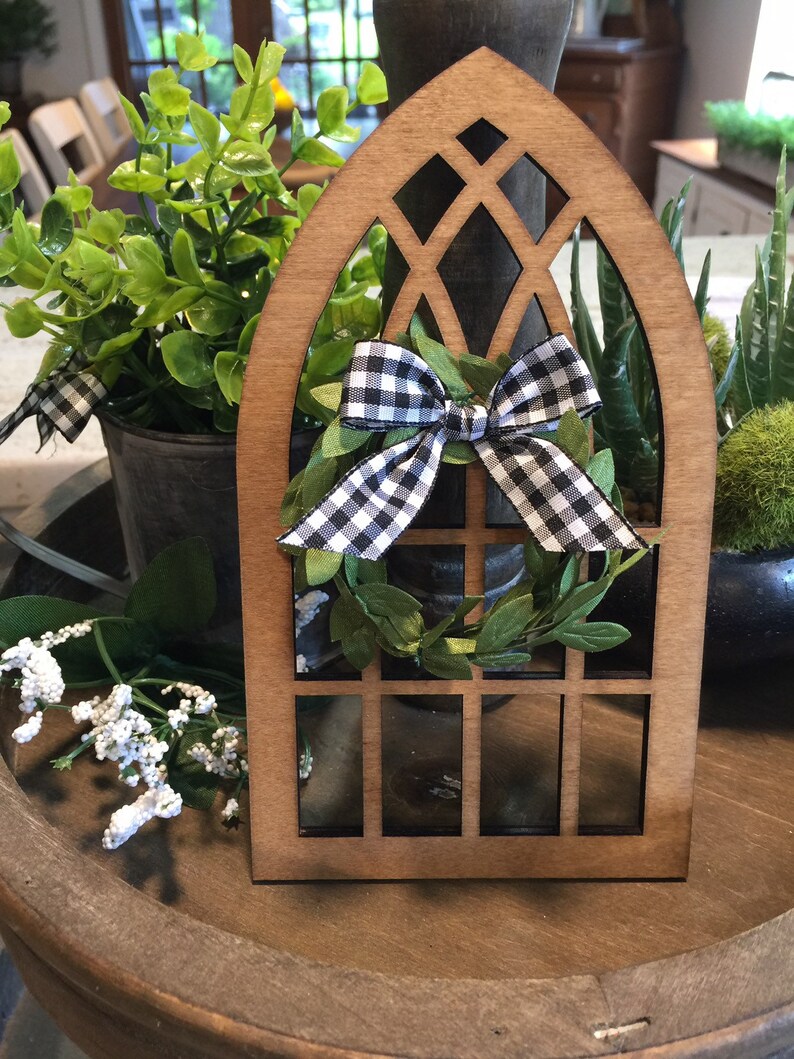 Farmhouse Window Tiered Tray Decor Farmhouse Decor - Etsy