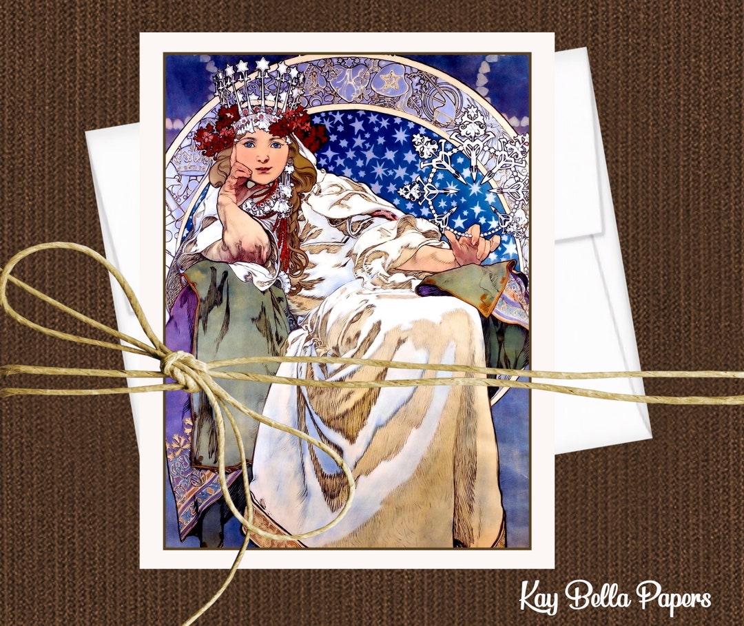 ALPHONSE MUCHA Blank Notecards With Matching Envelopes, Set of 10 Art ...