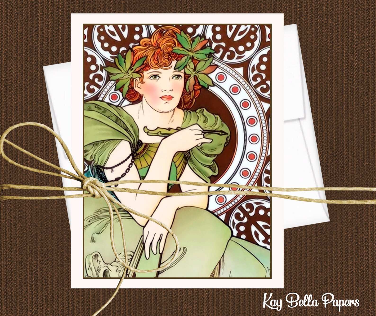 Set of 10 ALPHONSE MUCHA Blank Note Cards With Matching Envelopes,art ...
