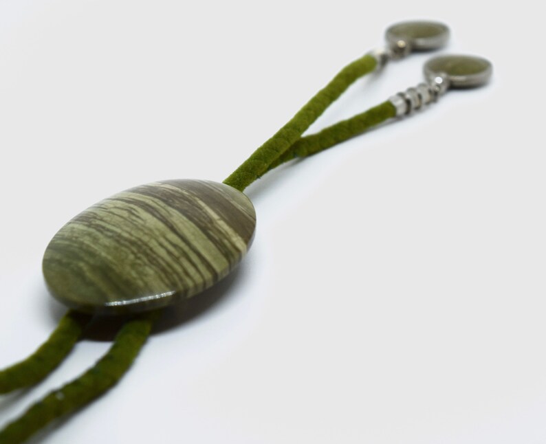 Mid-century 1950’s Navajo Bennett Signed Green Ricolite Serpentine ...