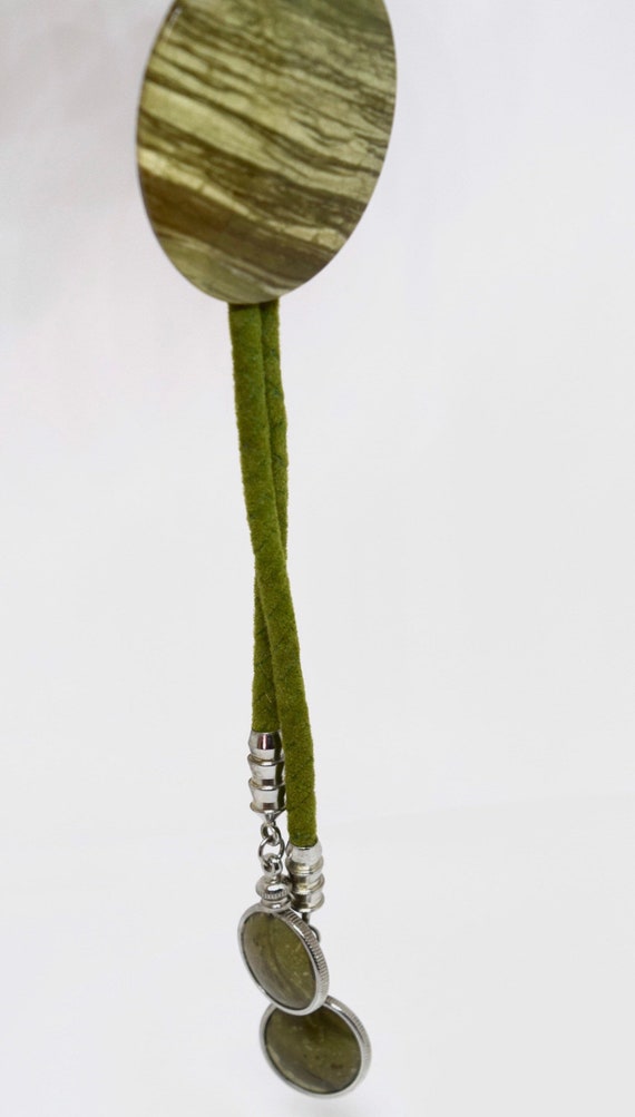 Mid-century 1950’s Navajo Bennett Signed Green Ricoli… - Gem