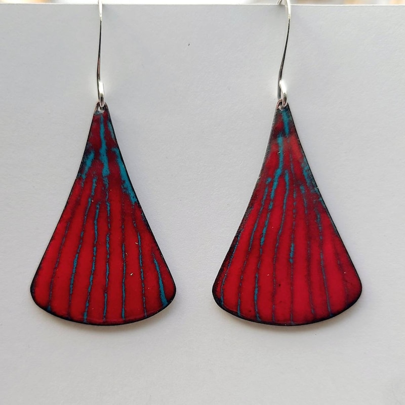 Copper/enamel Jewelry - Etsy