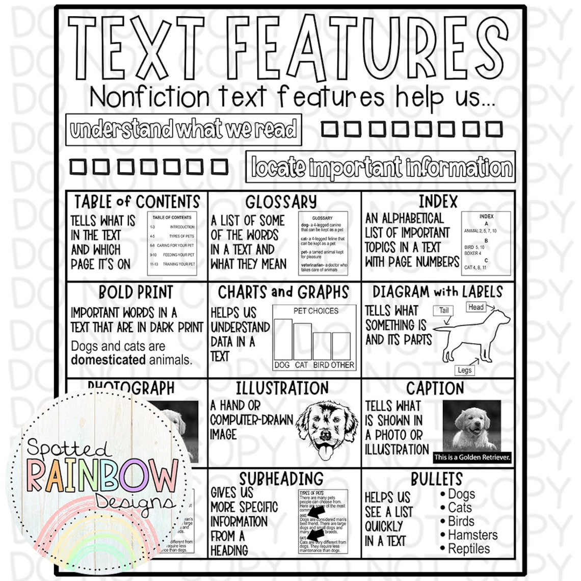 DIY Printable Traceable Anchor Chart Template Jumbo Text - Etsy