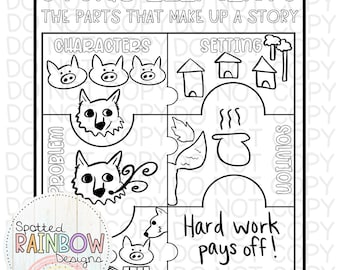 DIY Printable Traceable Anchor Chart Template Jumbo | Etsy