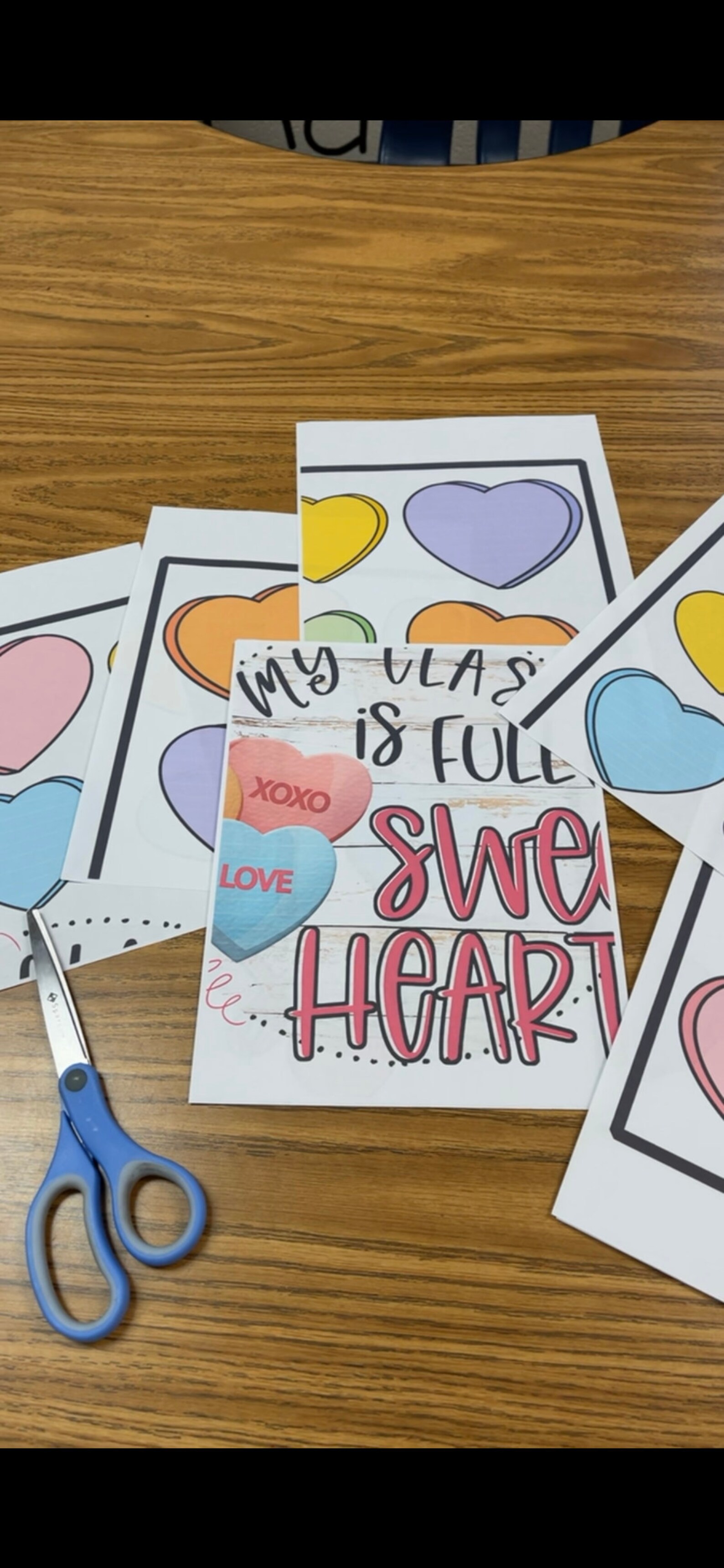 FREEBIE DIY Printable Jumbo Valentine's Day My Class is Full of ...