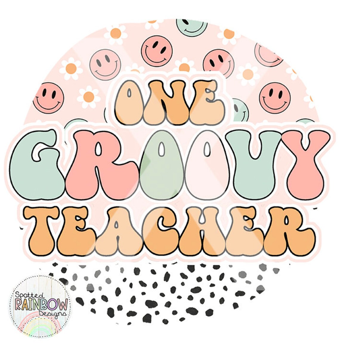 Smiles and Spots Groovy Retro 70s Classroom Theme Shirt Back - Etsy