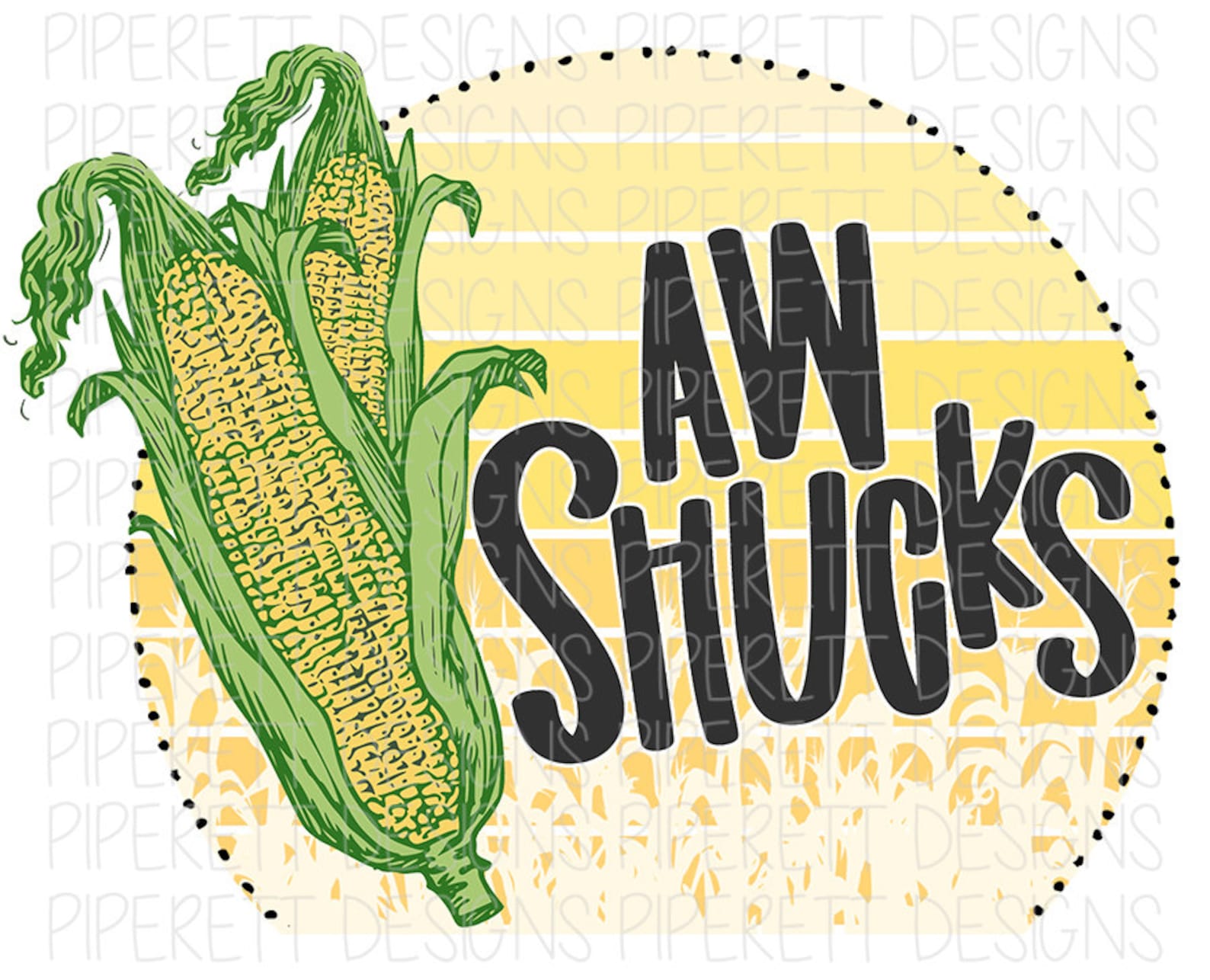 Aw Shucks Corn Husks Corn Field Iowa Kitchen Towel Food Funny Quote ...