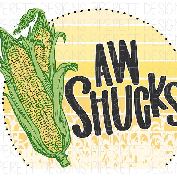 Aw Shucks Png - Etsy