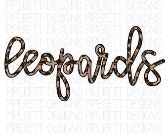 Leopards Png, School Spirit Design PNG, School Mascot, Leopard Mascot ...